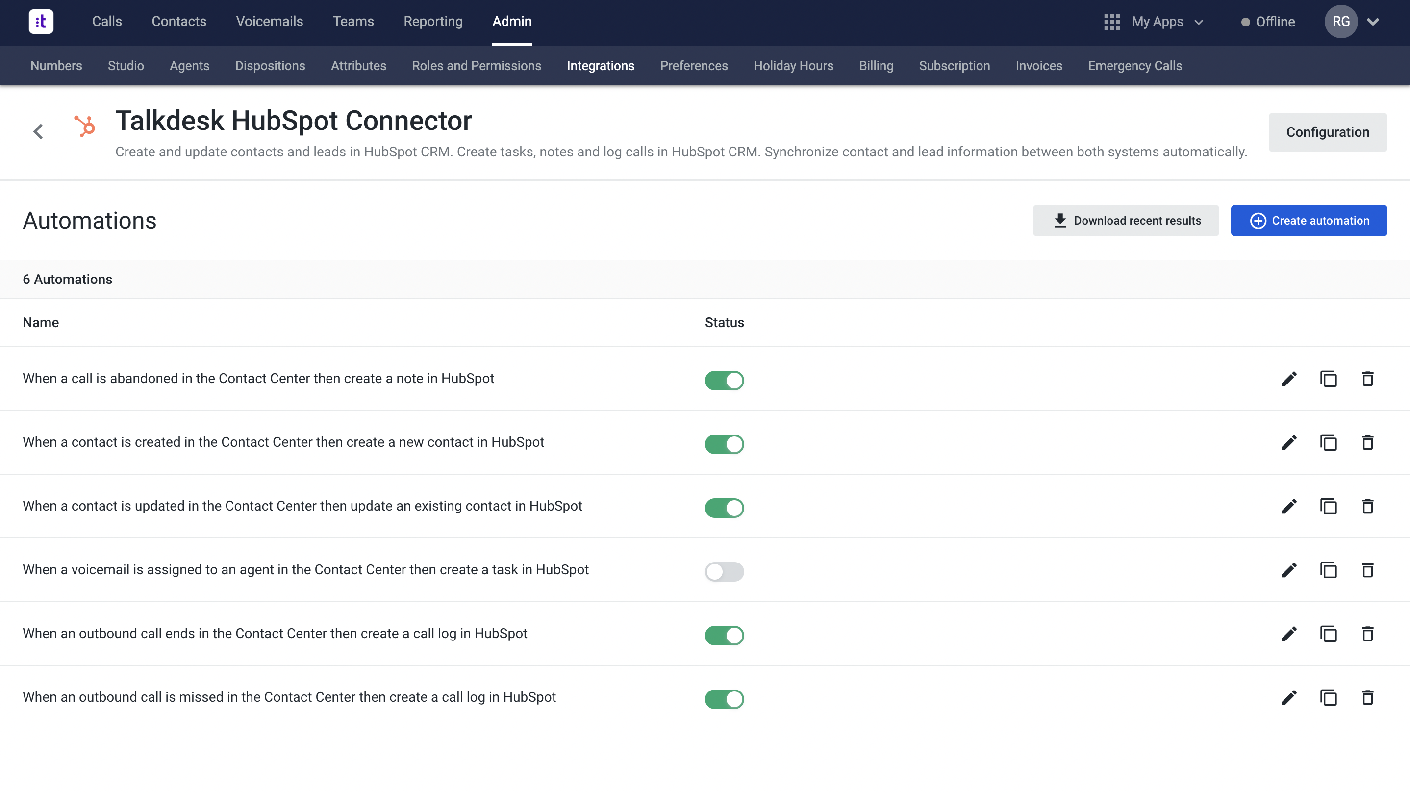 Talkdesk Connector HubSpot Integration | Connect Them Today